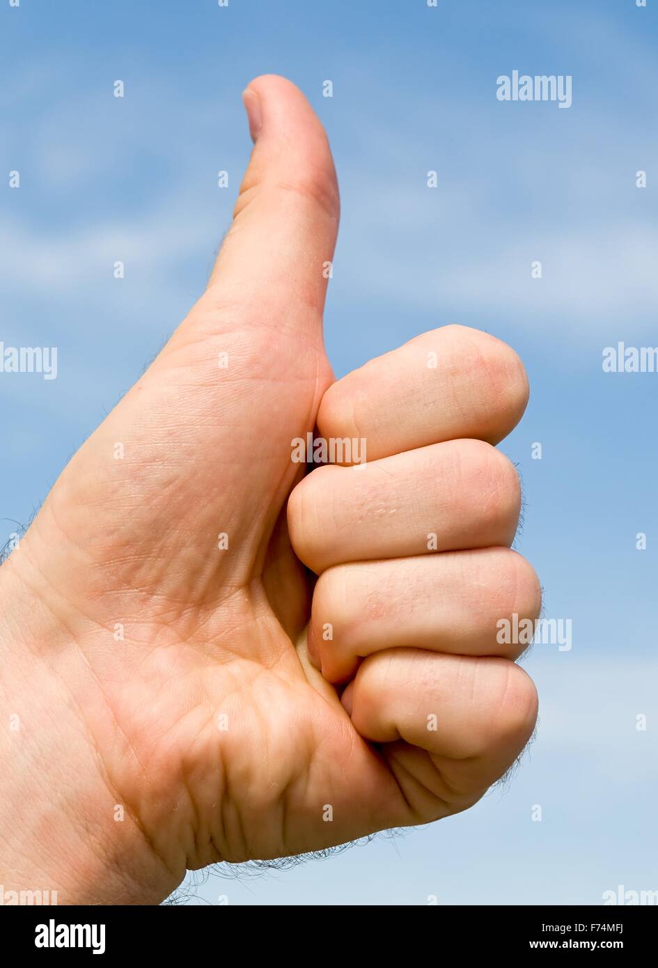 Pouces humains Banque de photographies et d’images à haute résolution ...