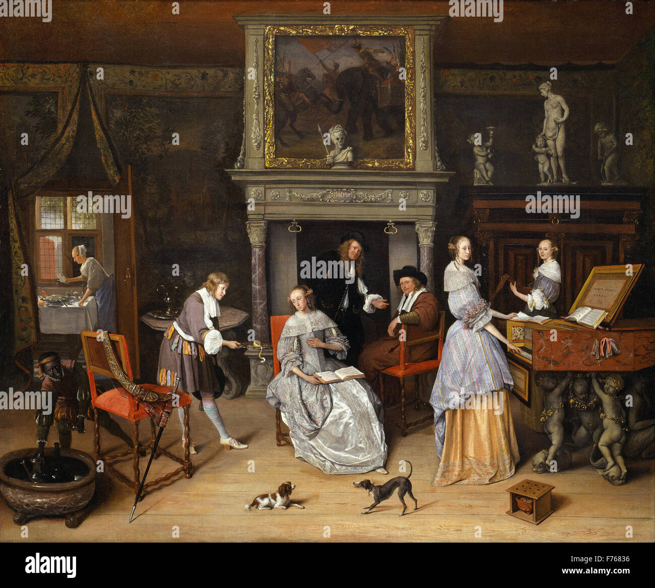 Jan steen interior Banque de photographies et d’images à haute ...