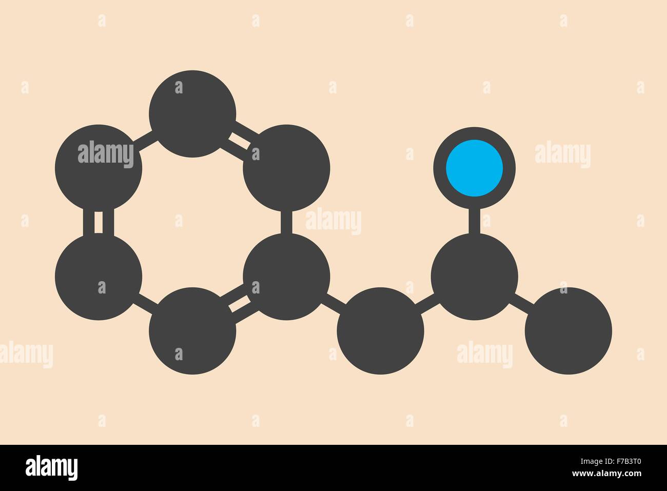 L'amfétamine (stimulants, vitesse) drogue stimulante, la molécule ...