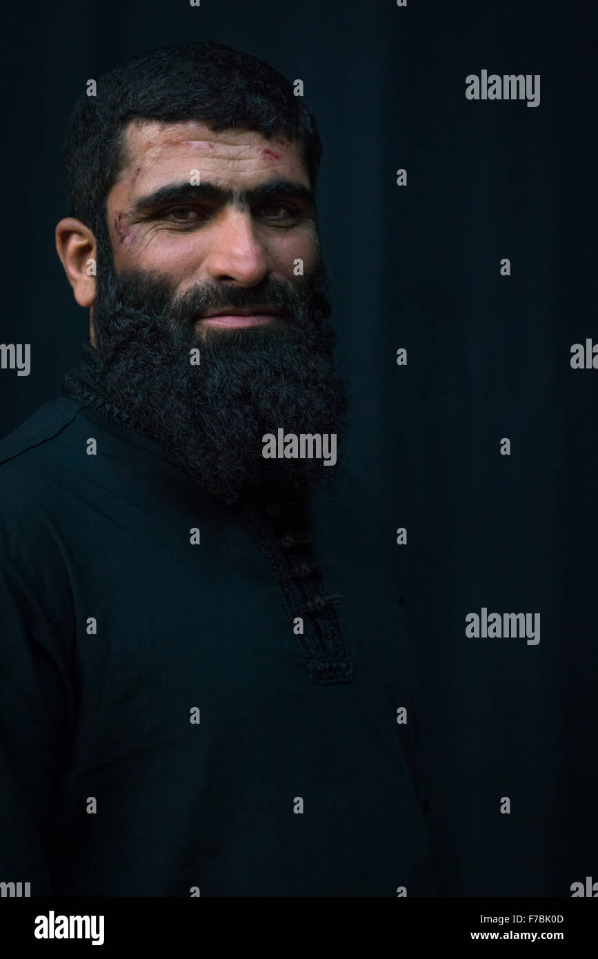 Musulman chiite iranien de la Pleureuse de Hussein Communauté avec des ...