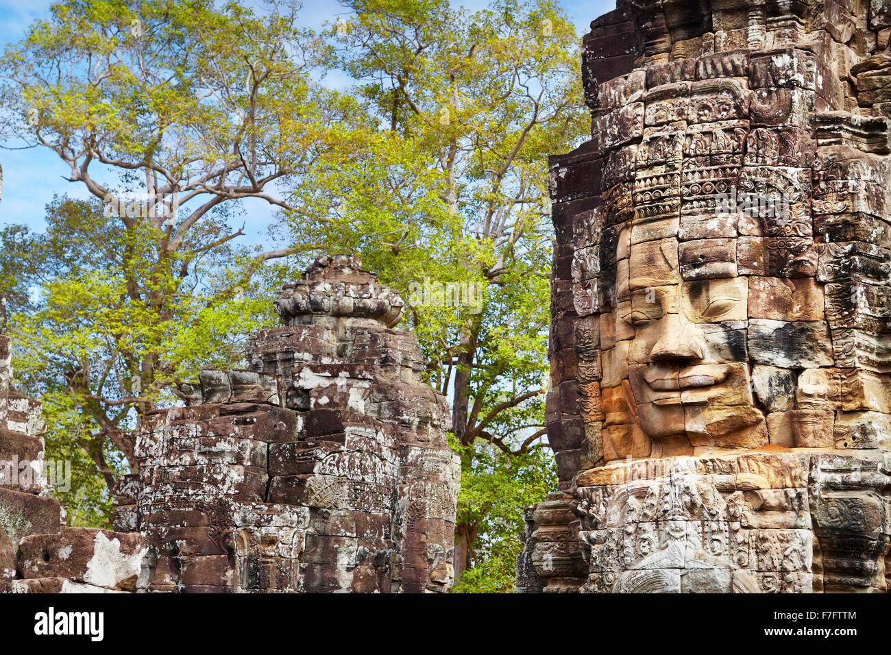 Bayon temple Banque de photographies et d’images à haute résolution - Alamy