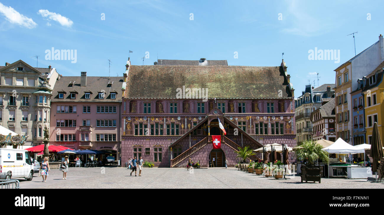 Drapeau mulhouse Banque de photographies et d’images à haute résolution ...