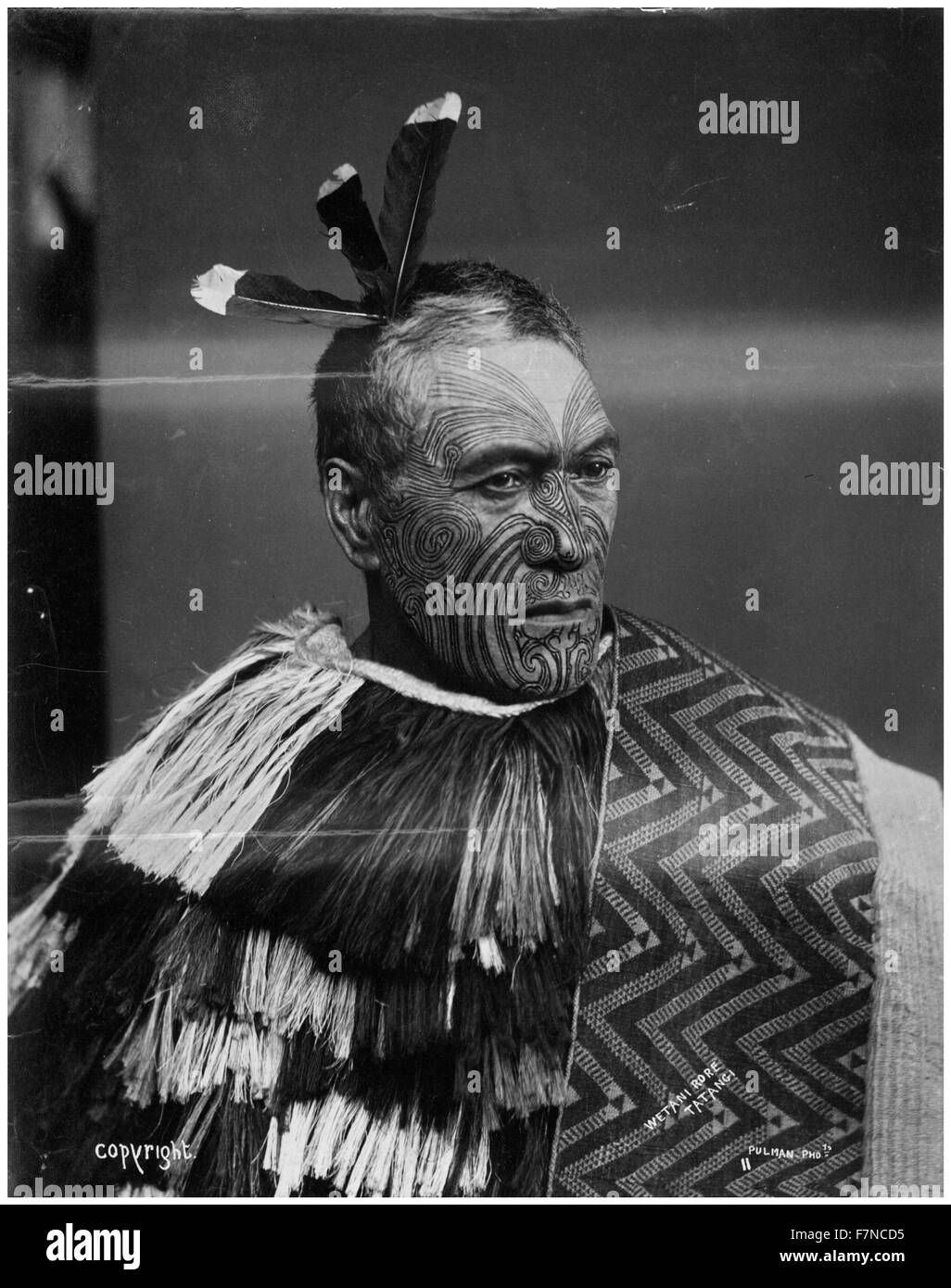 La Nouvelle-Zélande : Wetani Tatangi Chef Maori Rore tatuaggio avec ...