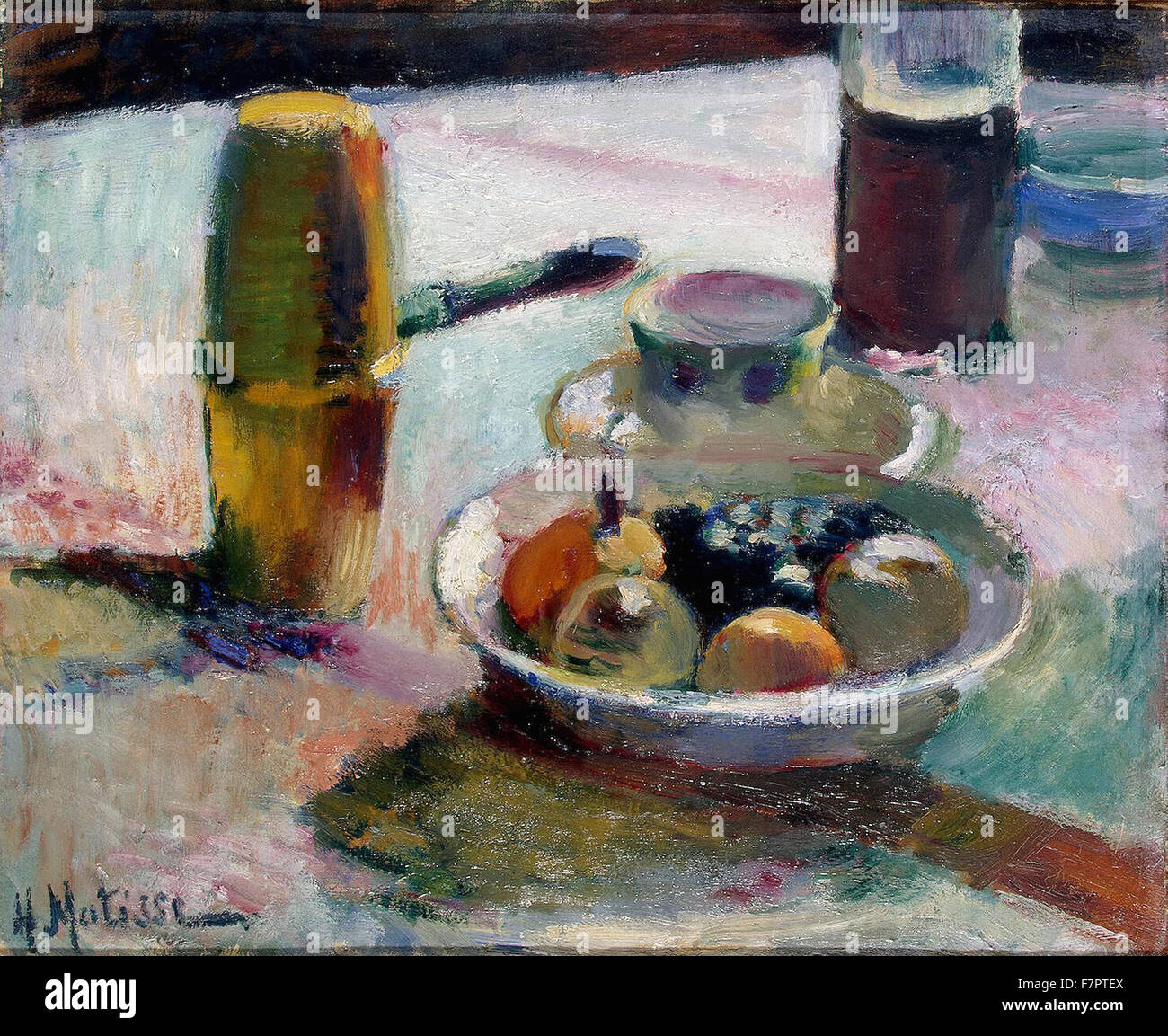 Henri Matisse - Fruit et cafetière Photo Stock - Alamy