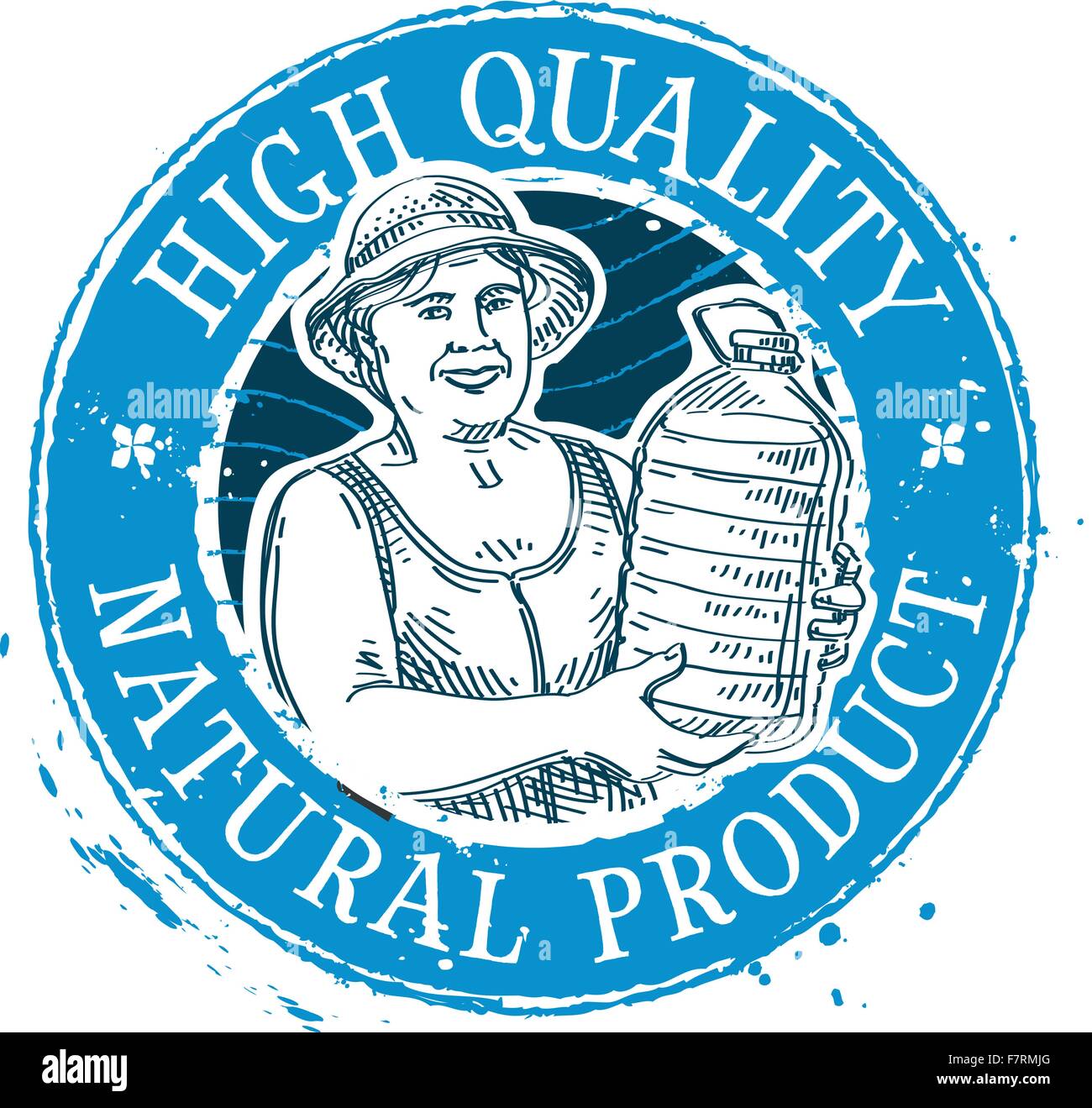 L'eau potable logo vector modèle. bouteille ou verre icon Image ...