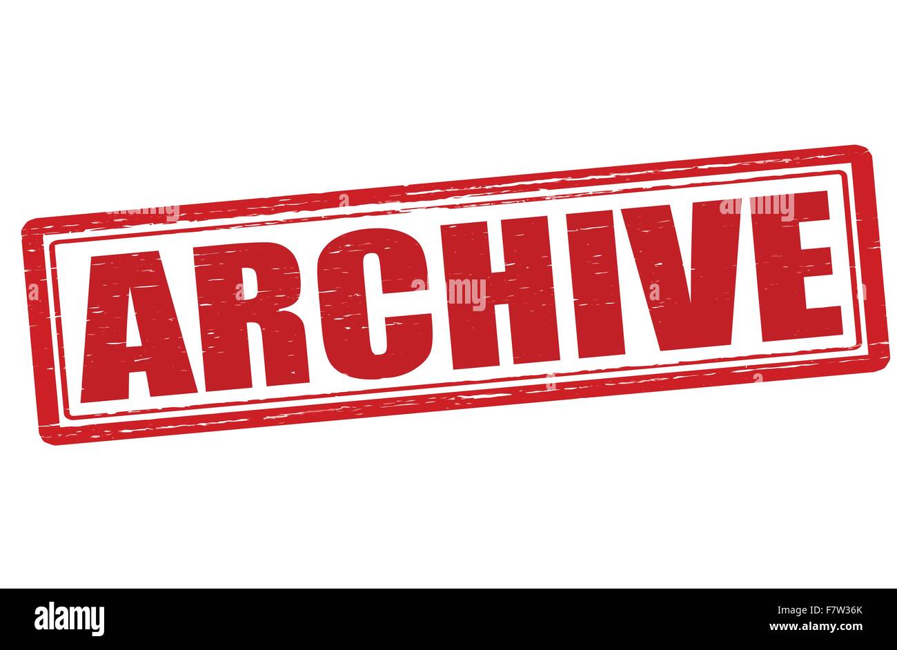 Symbole d'archive Banque d'images vectorielles - Alamy