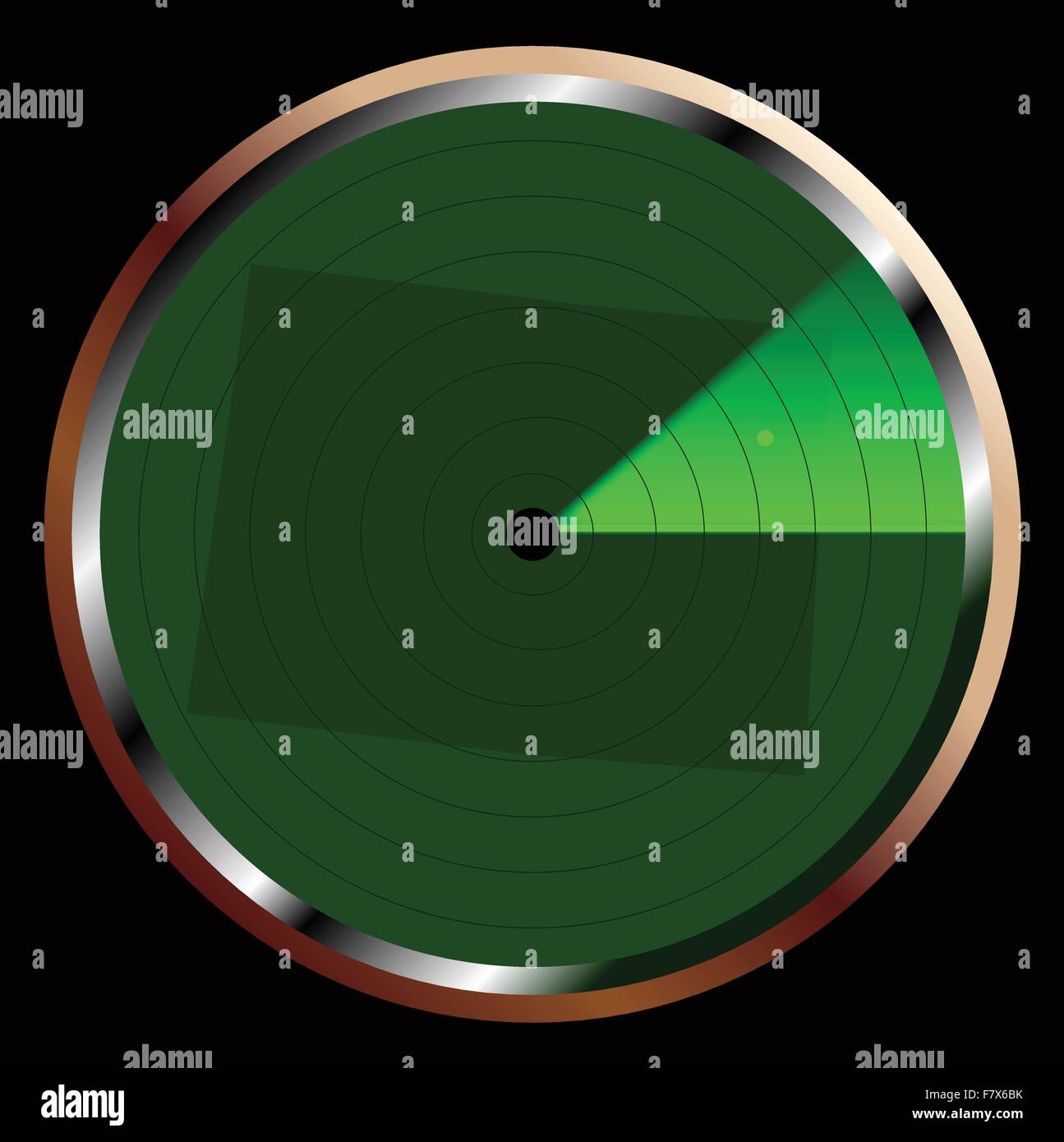 Radar screen aircraft Banque d'images vectorielles - Alamy