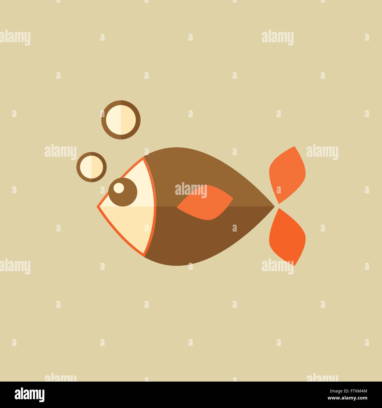 Pictogramme de poisson Banque d'images vectorielles - Alamy