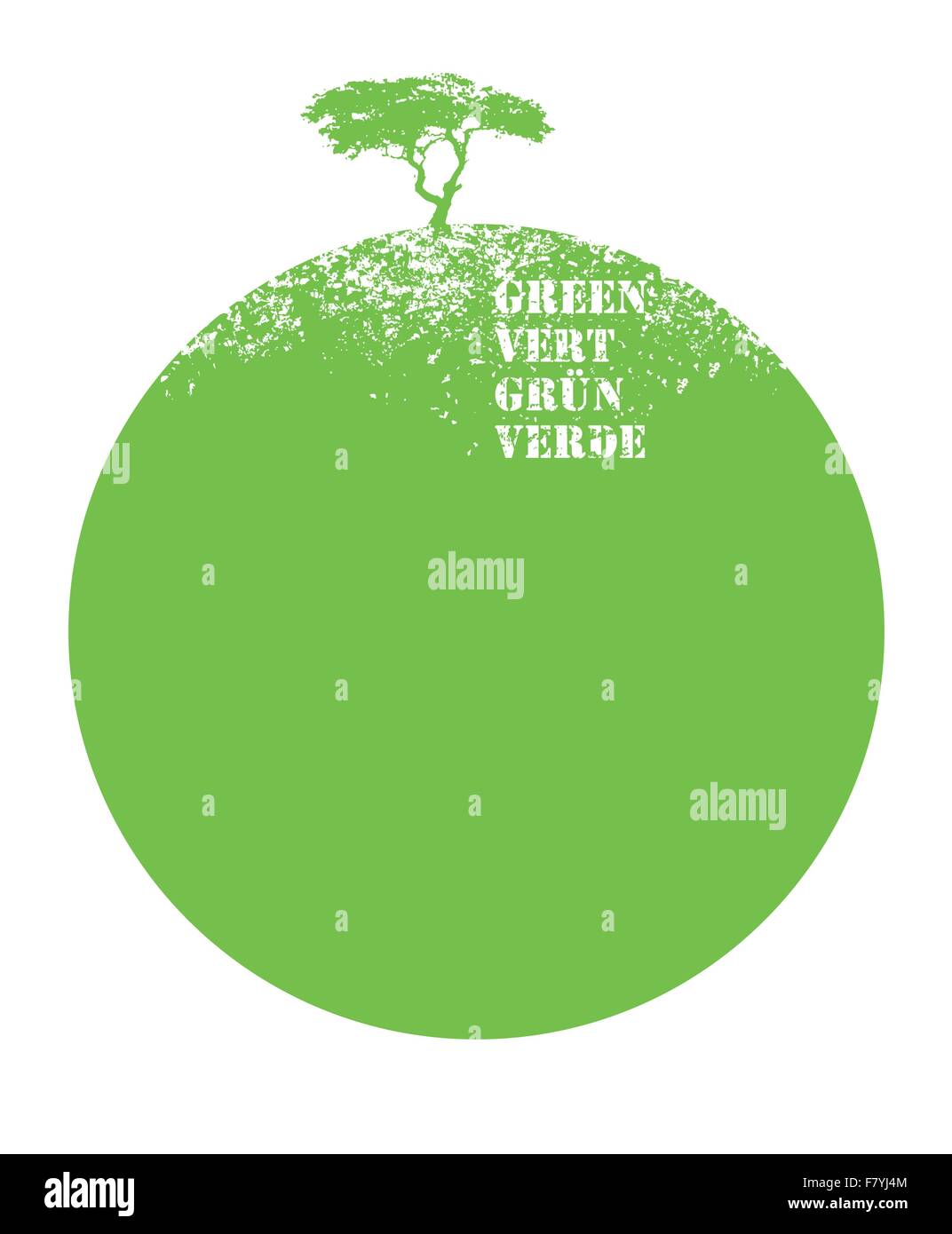 Symbole vert Banque d'images vectorielles - Alamy