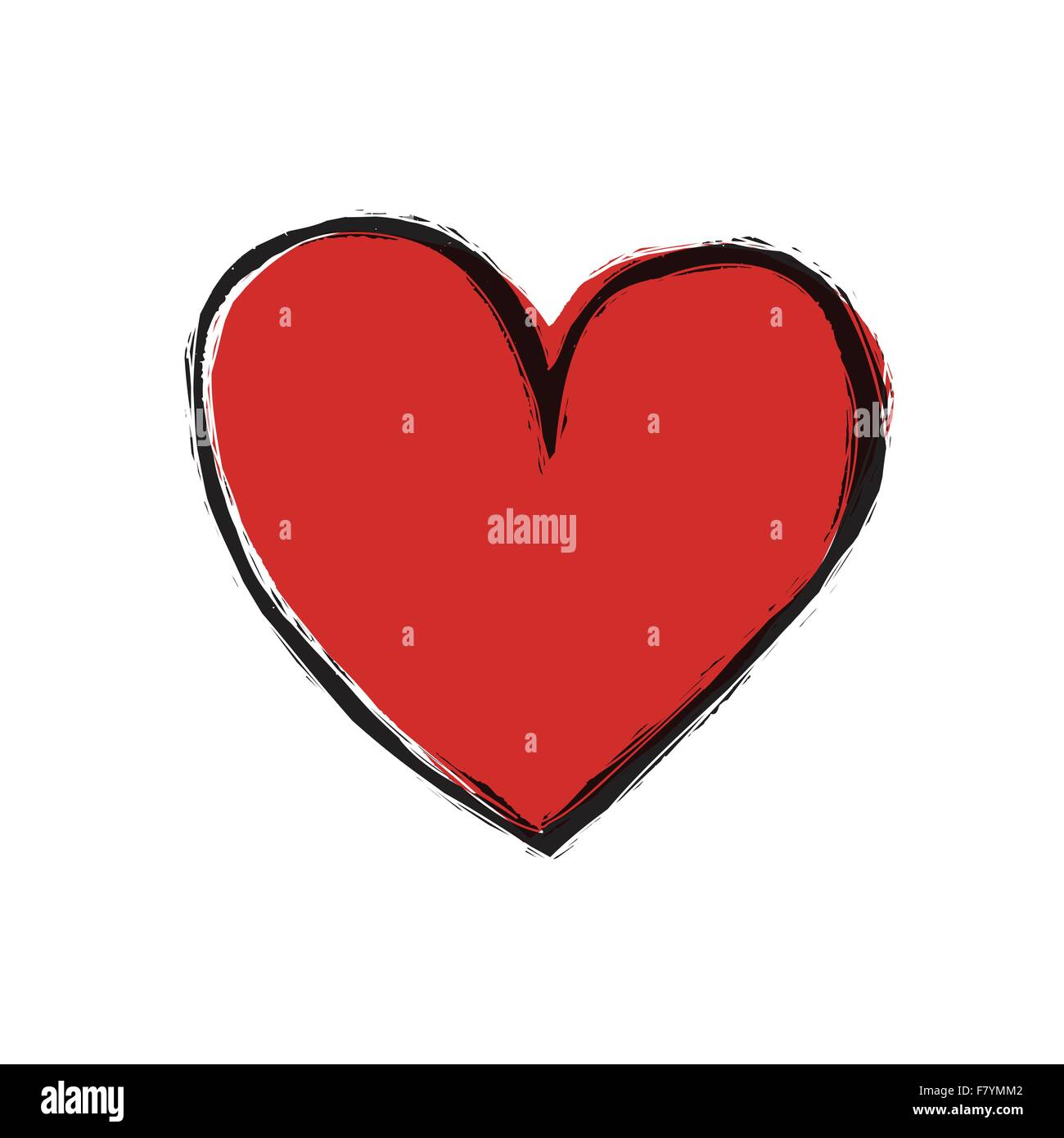 Coeur graphique Banque d'images vectorielles - Alamy