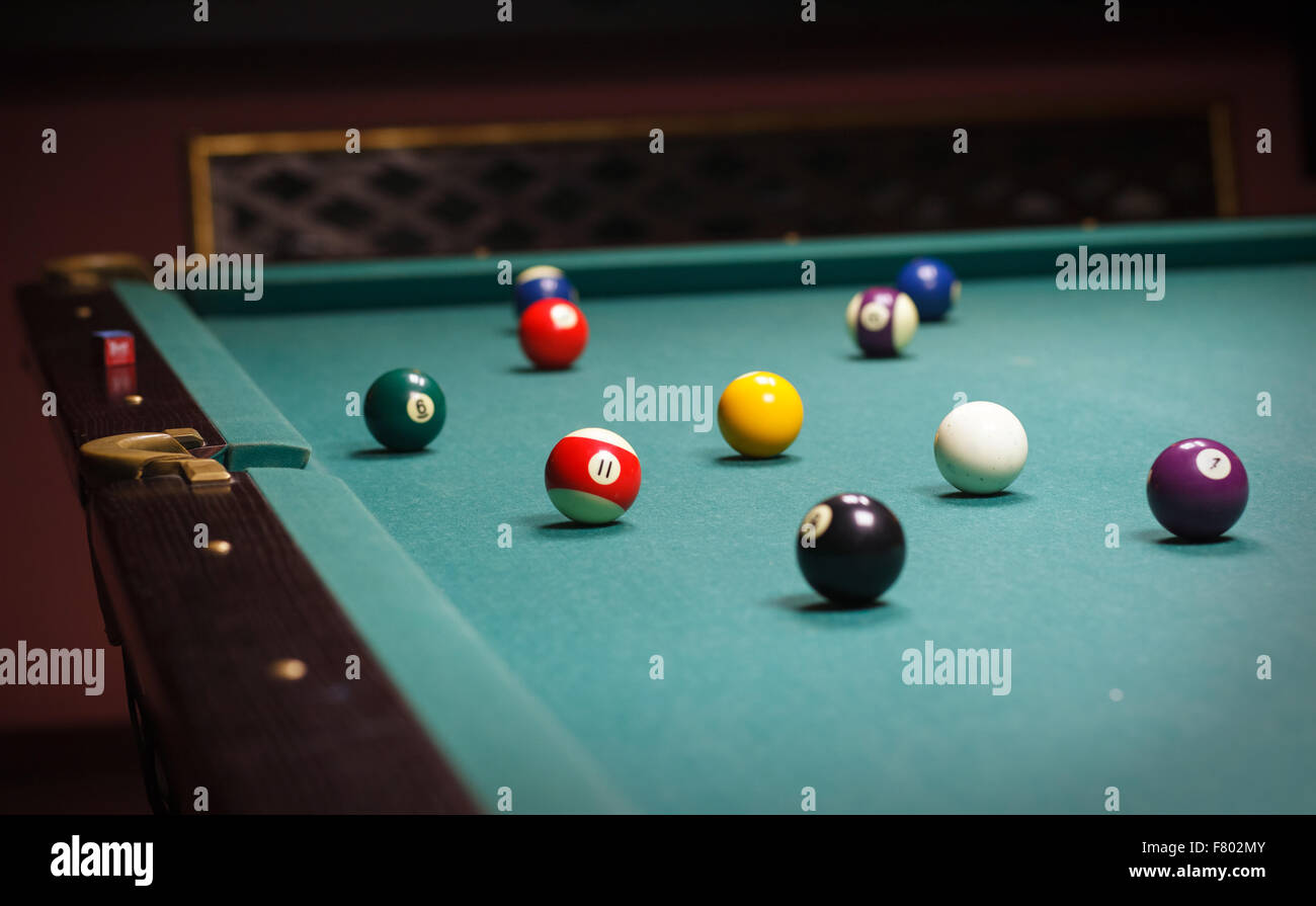 Boules de billard Banque de photographies et d’images à haute ...