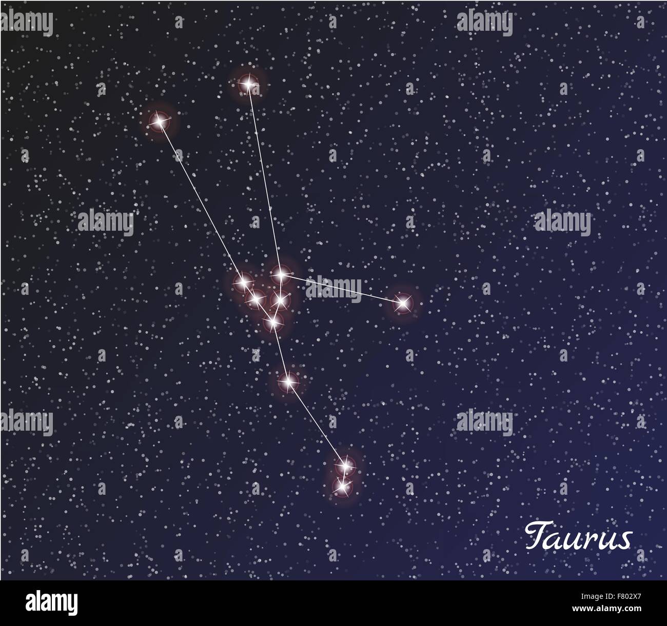 Taurus zodiac sign beautiful bright Banque de photographies et d’images ...