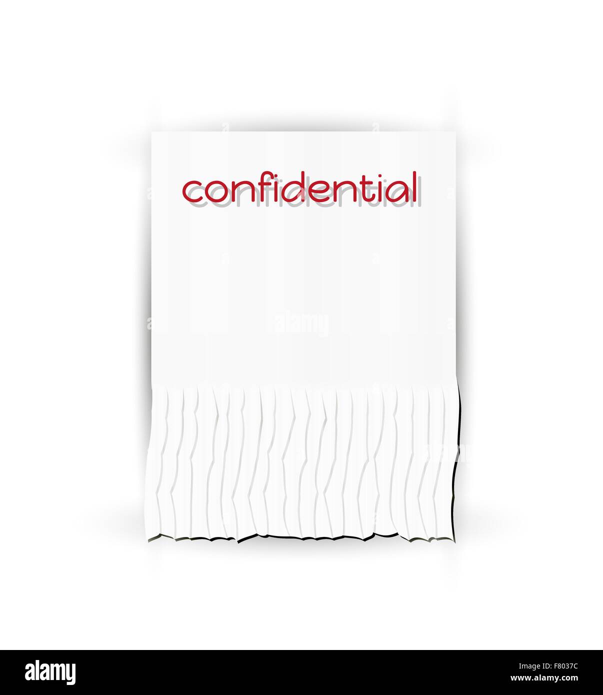 Lettre confidentielle Banque d'images vectorielles - Alamy