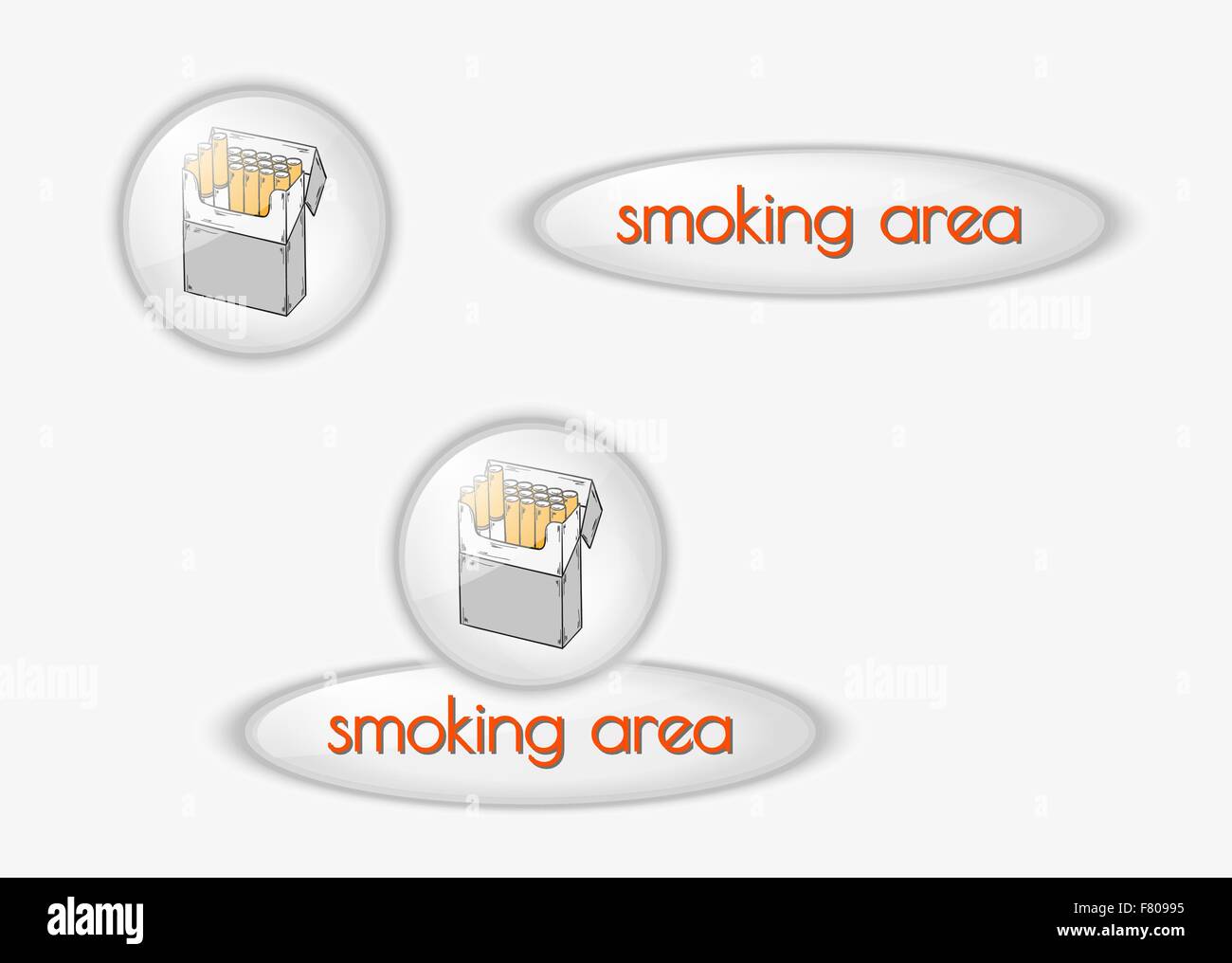 Coin fumeur Banque d'images vectorielles - Alamy