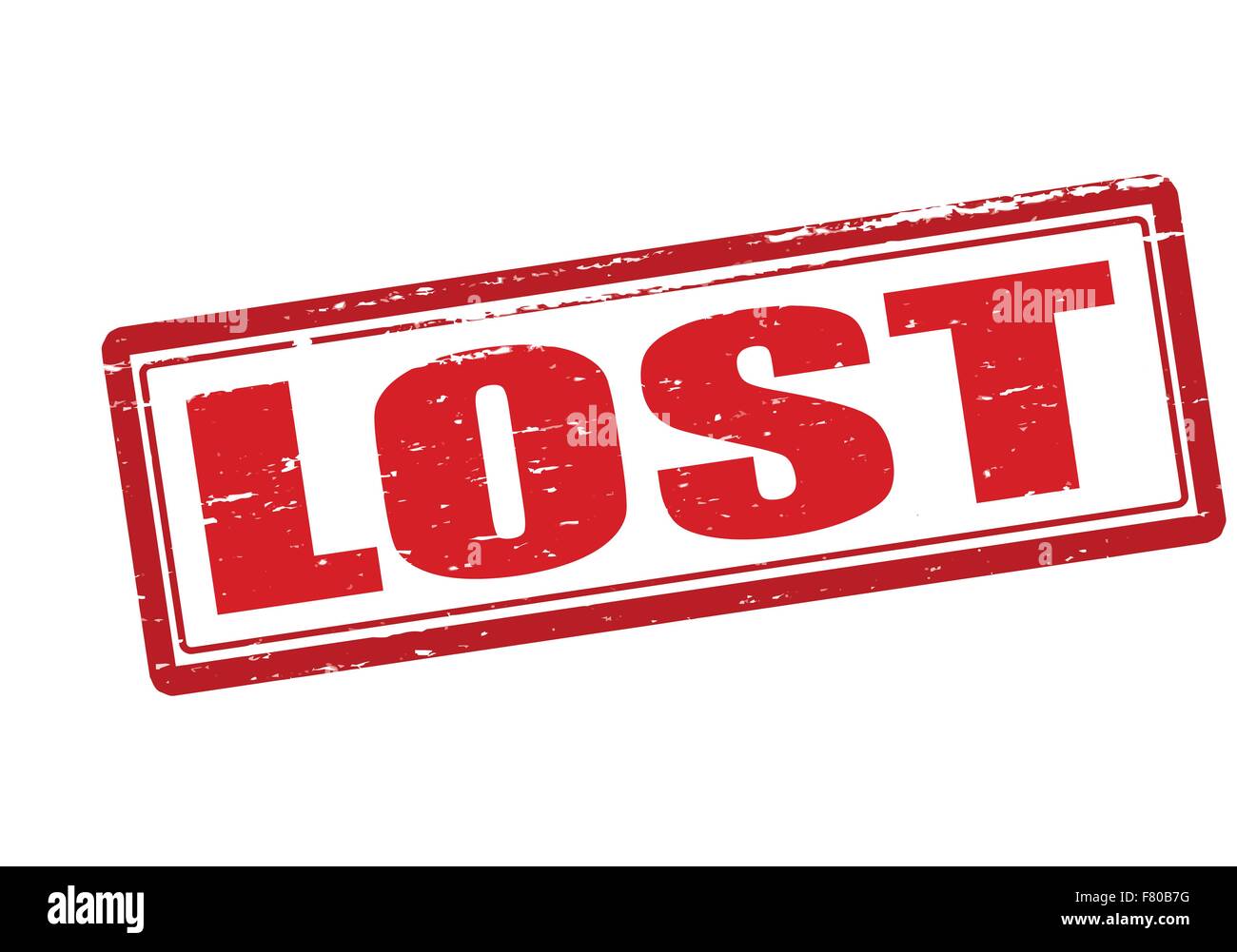 Le symbole perdu Banque d'images vectorielles - Alamy
