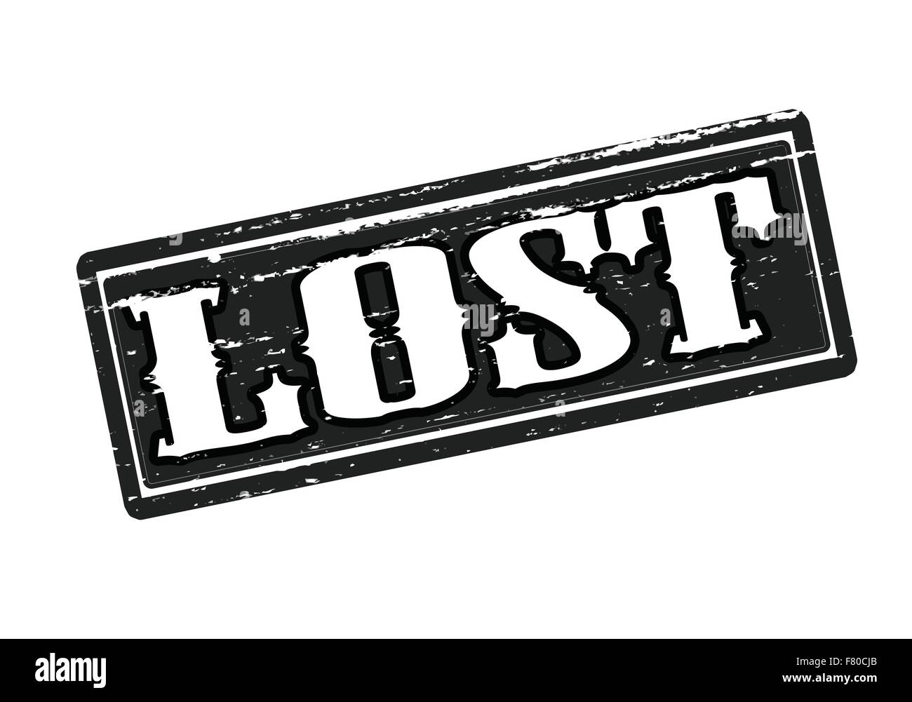 Le symbole perdu Banque d'images vectorielles - Alamy