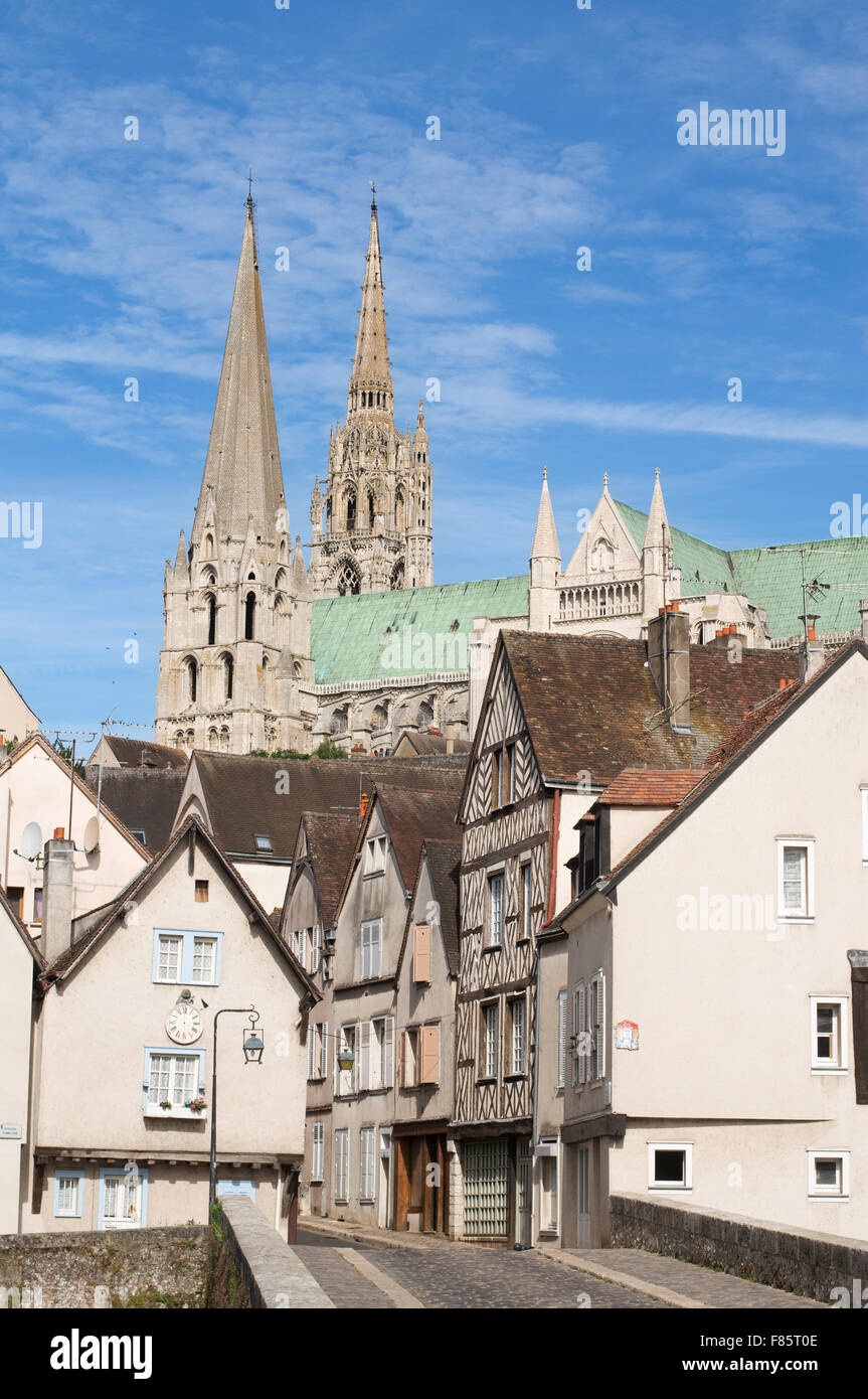 Street chartres old town france Banque de photographies et d’images à ...