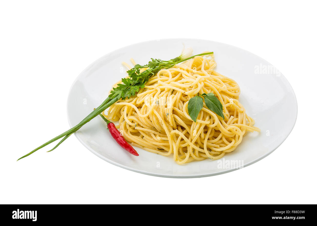 Pâtes aux quatre fromages isolated Photo Stock - Alamy