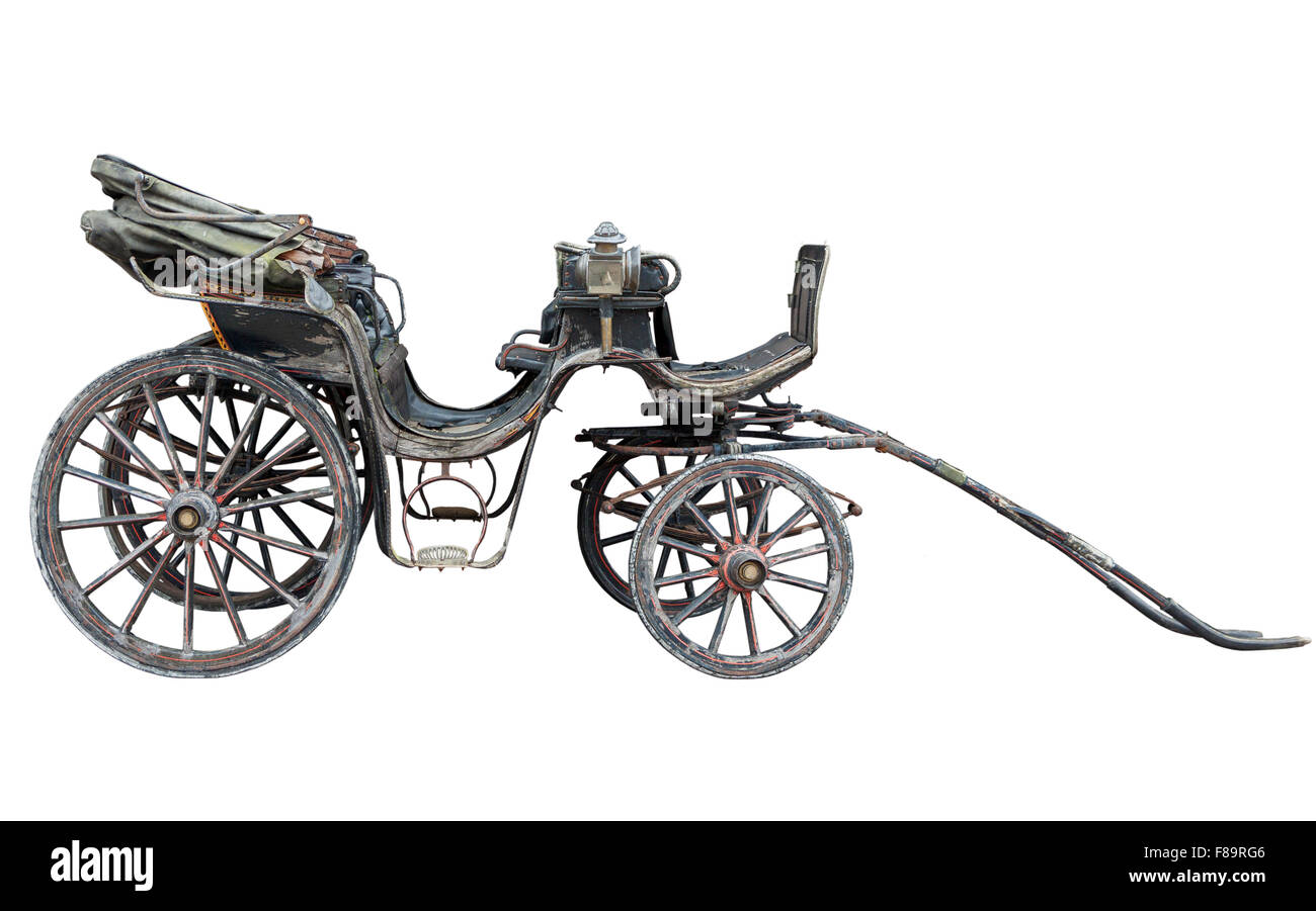 Horse drawn caleche Banque d'images détourées - Alamy