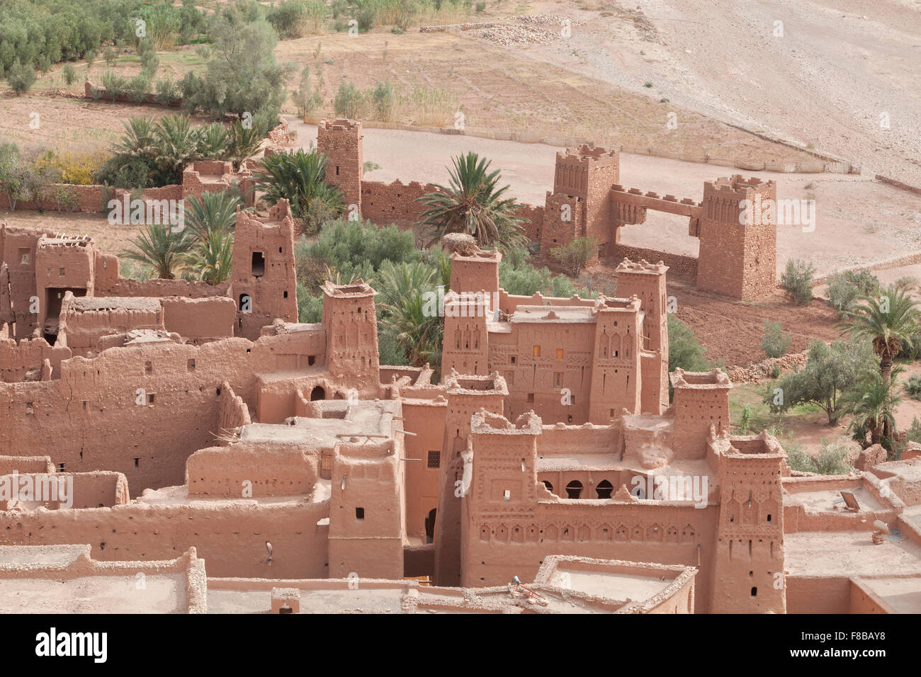 Vue De Lintérieur Du Ksar Ait Benhaddou Ait Ben Haddou Ouarzazate