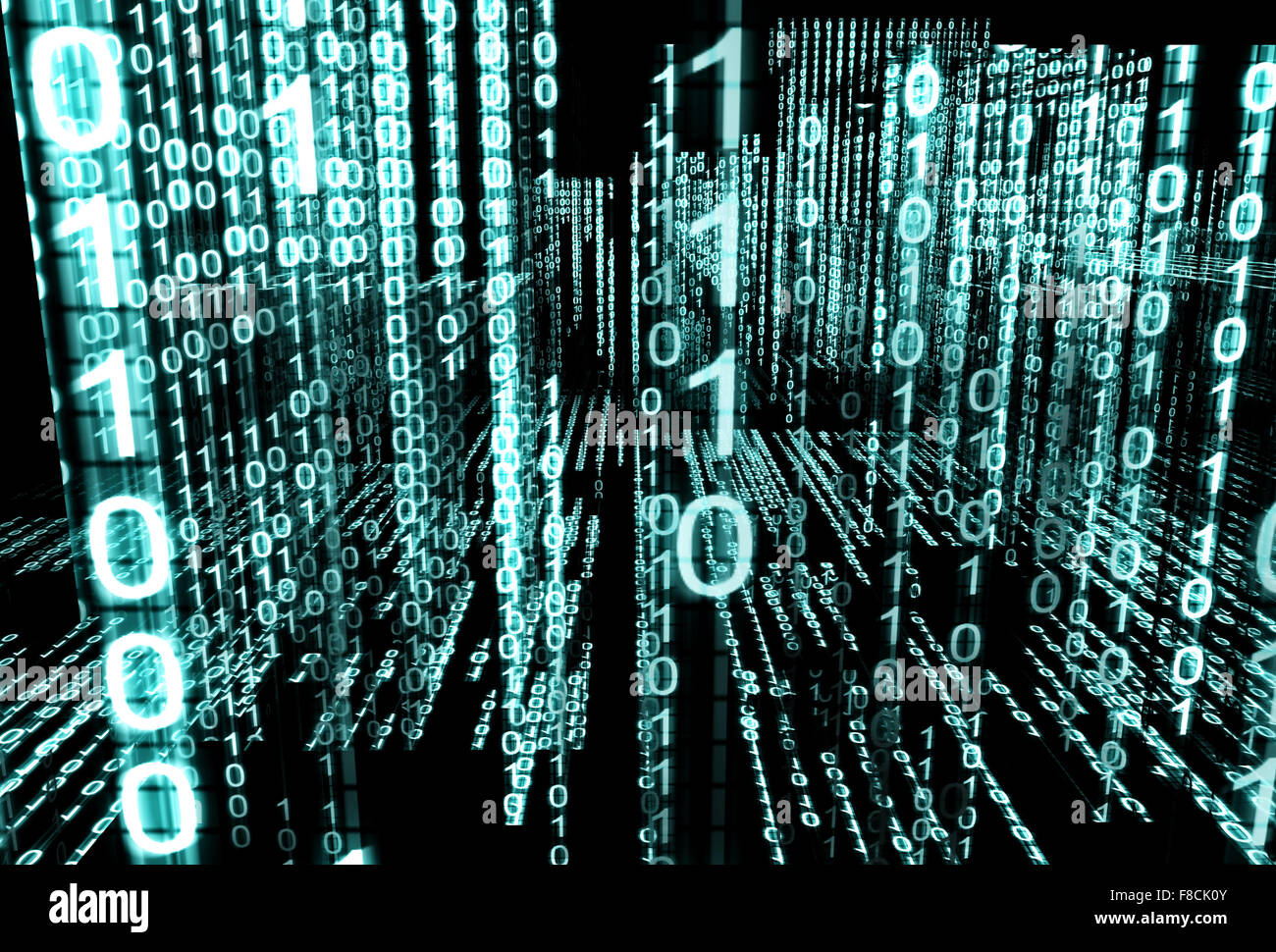 3d Abstract background,le langage binaire Photo Stock - Alamy