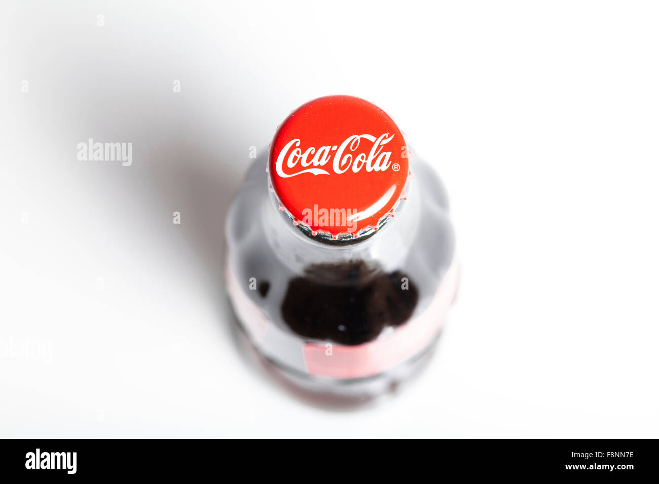Bouchon de bouteille de coca cola Banque de photographies et d’images à ...
