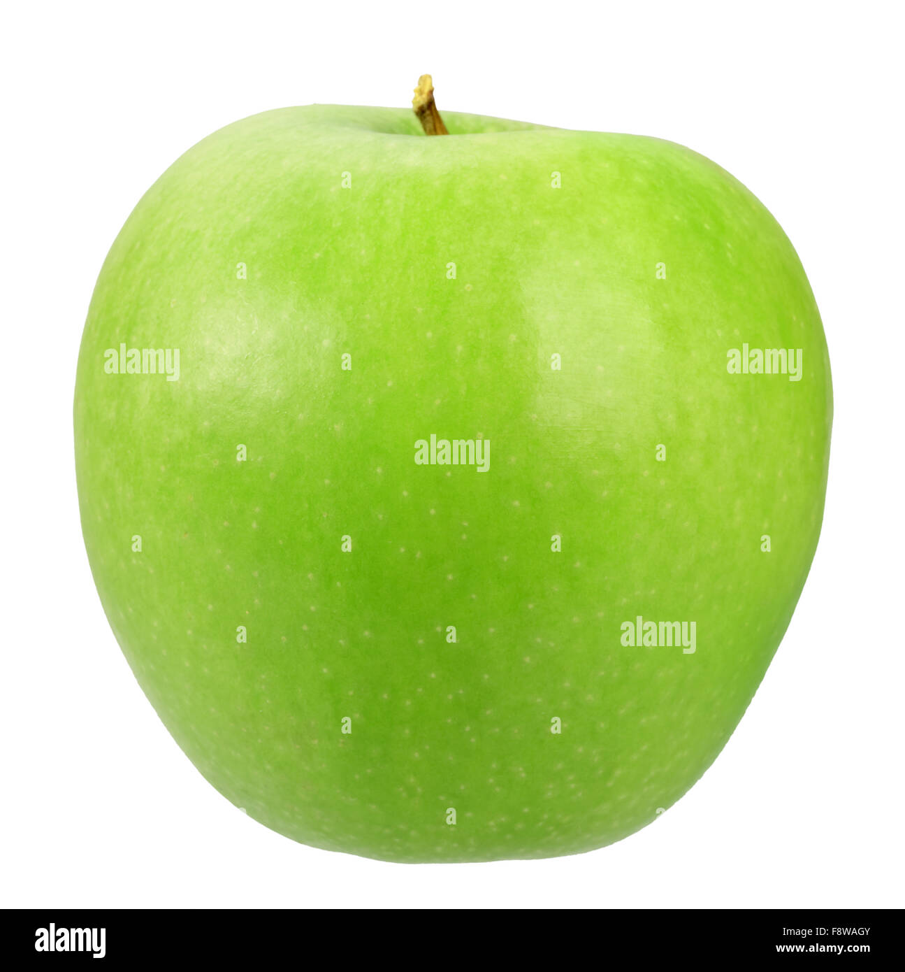 Manger de la pomme verte Banque d'images détourées - Alamy