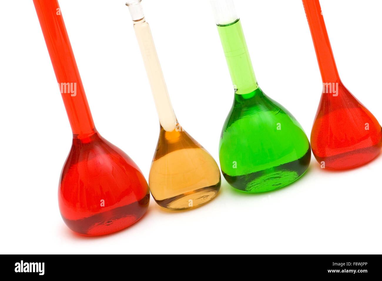 Différents types de tubes isolé sur fond blanc Photo Stock - Alamy