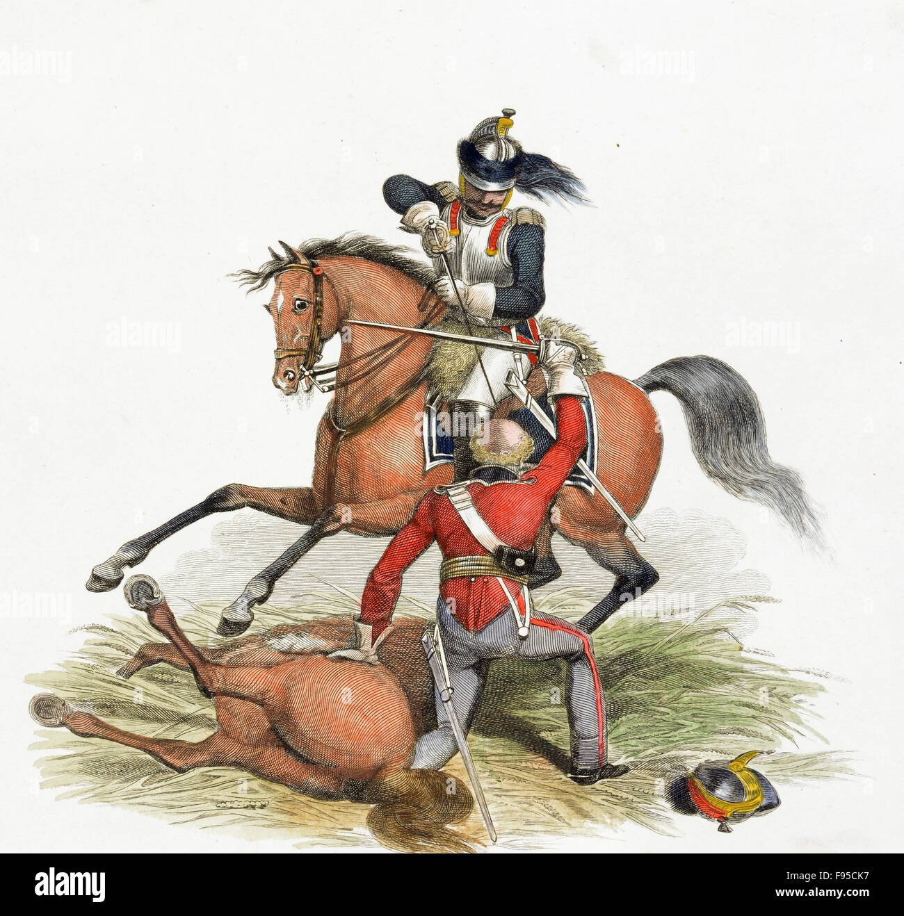 Bataille de Waterloo Photo Stock - Alamy