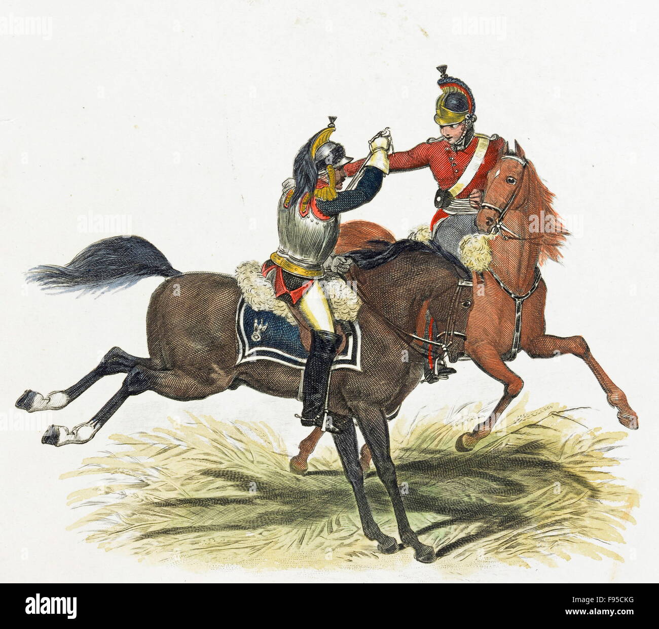 Histoire archives historiques archivalbattle of waterloo Banque de ...