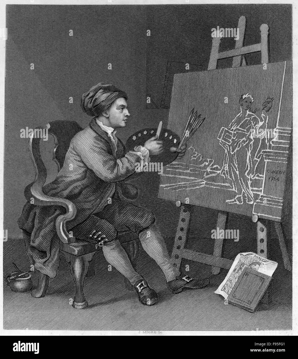 William hogarth peinture Banque de photographies et d’images à haute ...