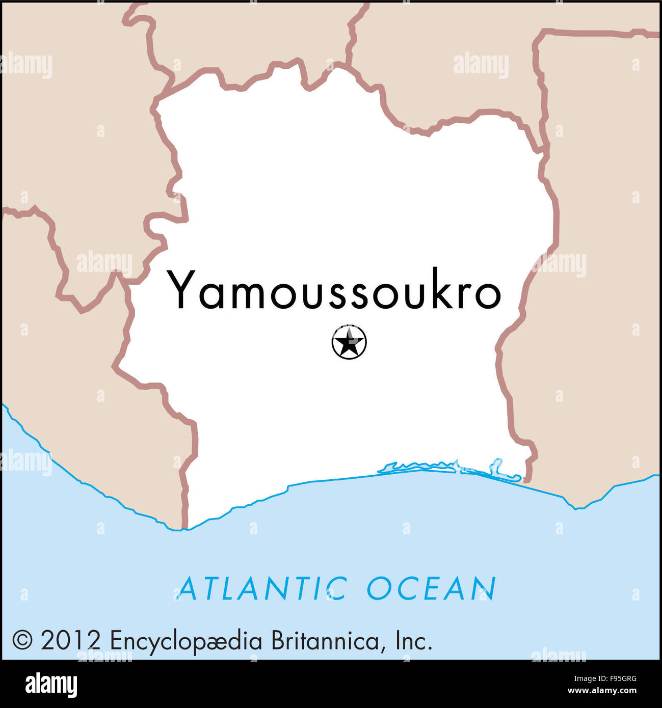 Yamoussoukro cartographie cartes d'ivoire Banque de photographies et d ...
