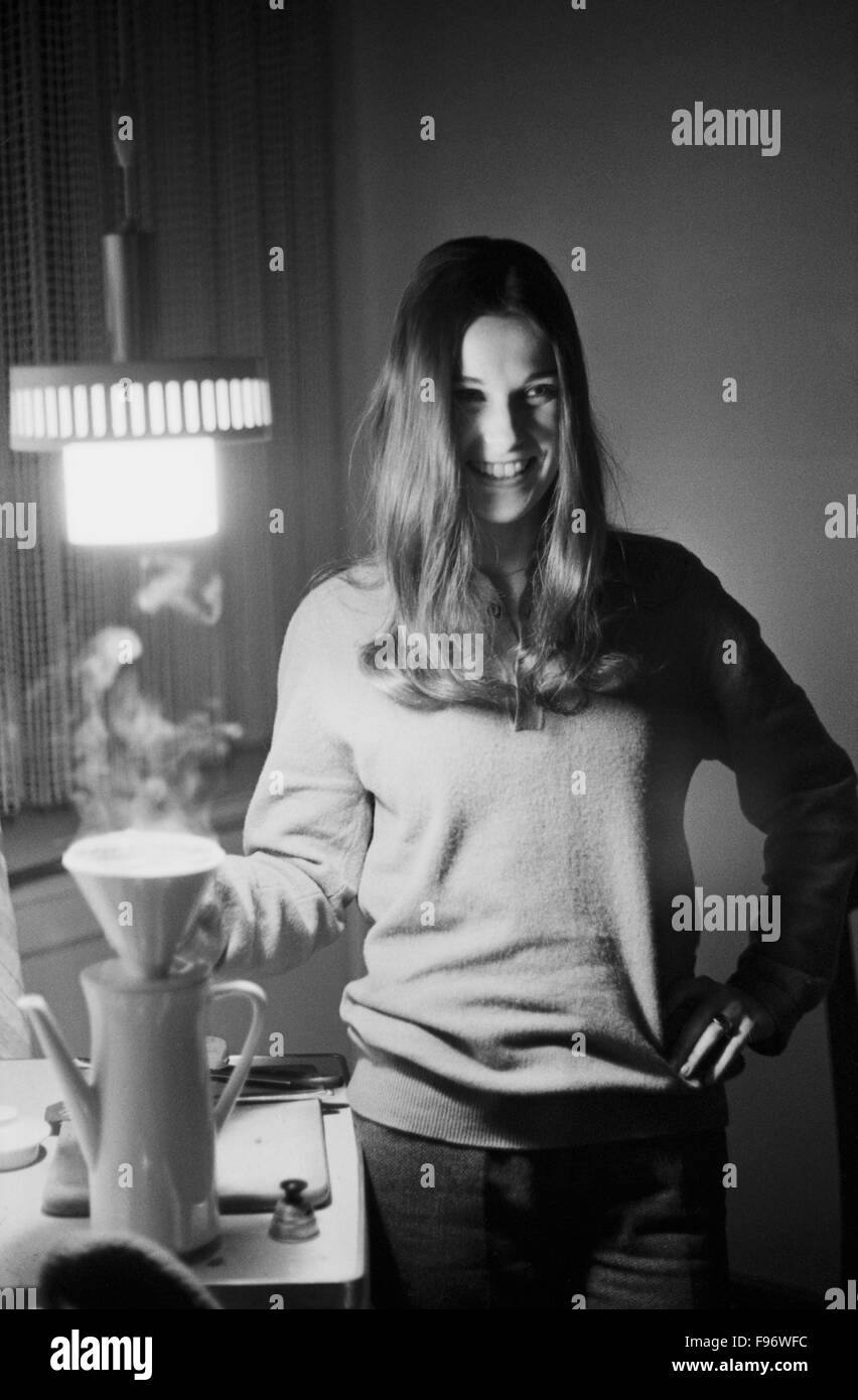 Deutsche Schauspielerin Renata Höfer, Deutschland 1960 er Jahre. L ...