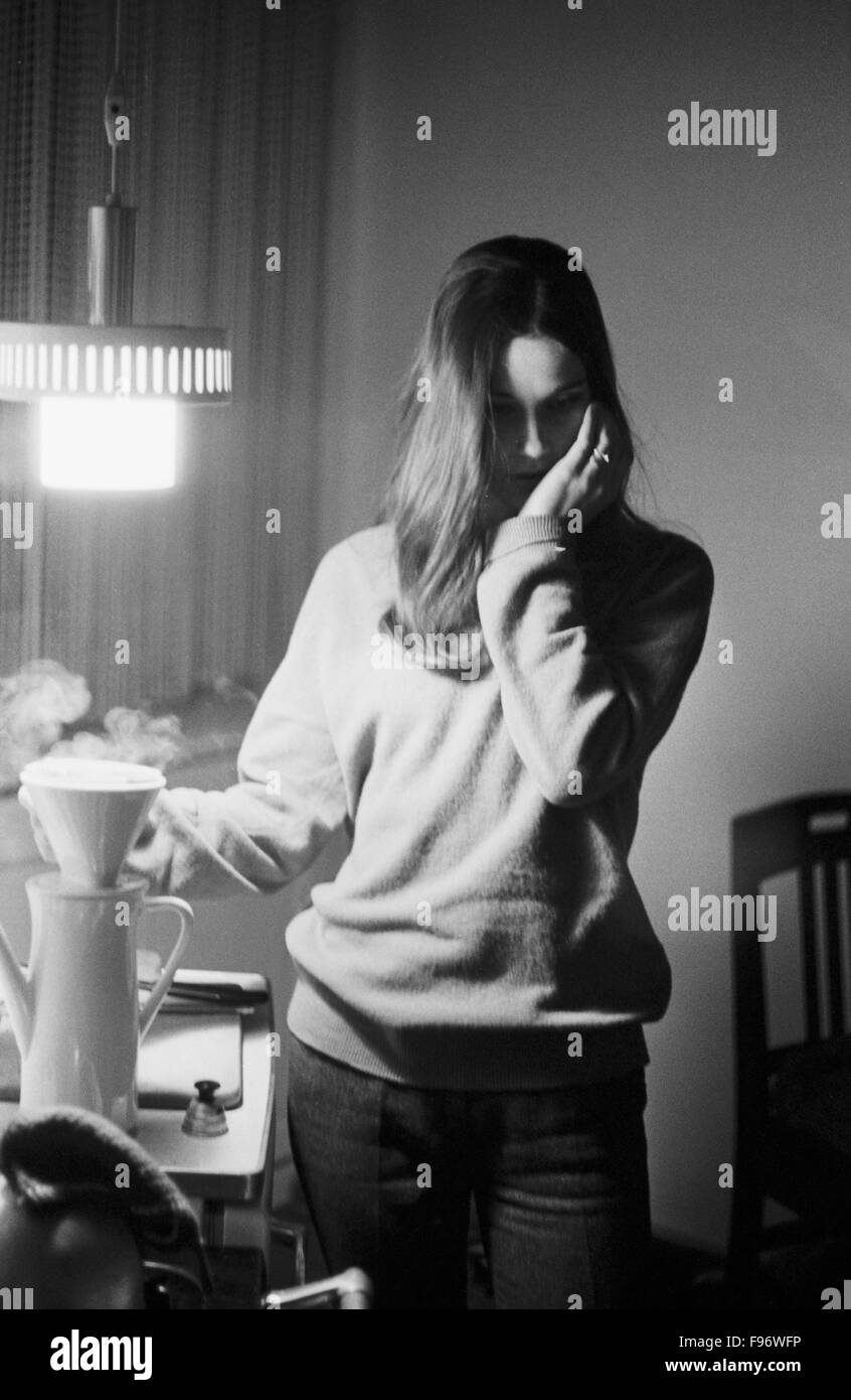 Deutsche Schauspielerin Renata Höfer, Deutschland 1960 er Jahre. L ...