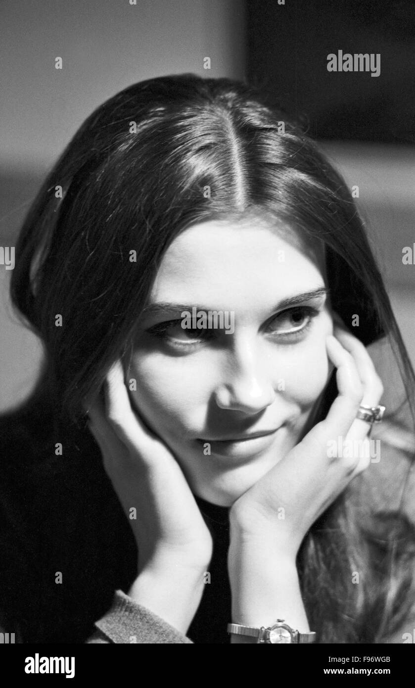 Deutsche Schauspielerin Renata Höfer, Deutschland 1960 er Jahre. L ...