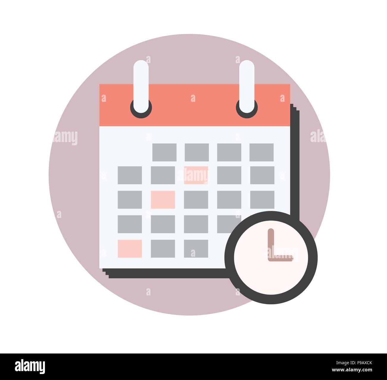 Calendrier design Banque d'images vectorielles - Alamy