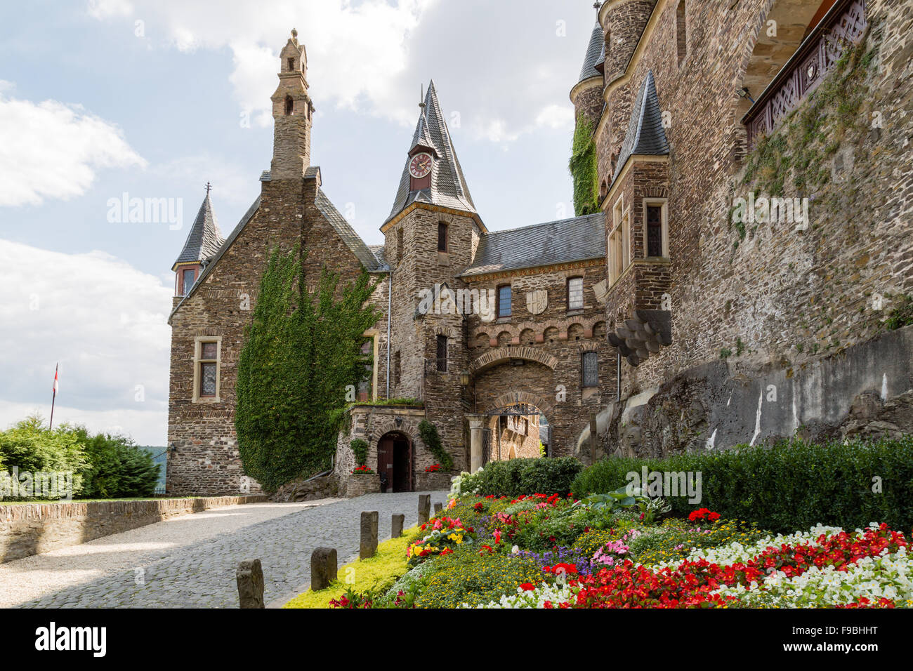 Le Château Reichsburg Cochem, Allemagne Photo Stock - Alamy