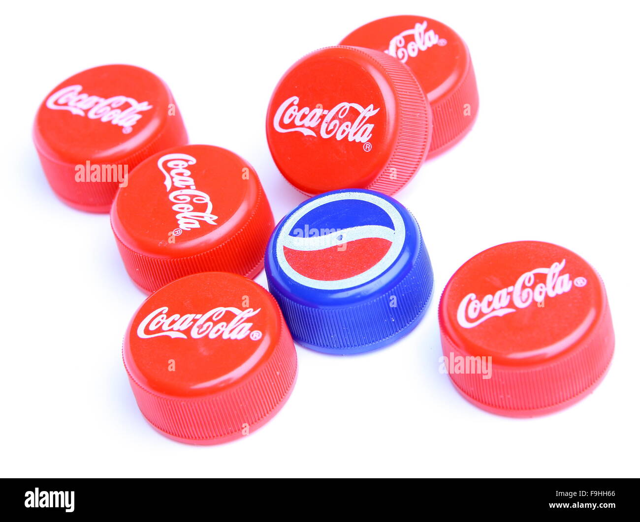 Coca cola pepsi caps coca cola Banque de photographies et d’images à ...