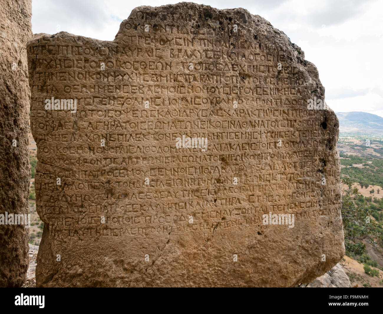 Inscription grecque ancienne Banque de photographies et d’images à ...