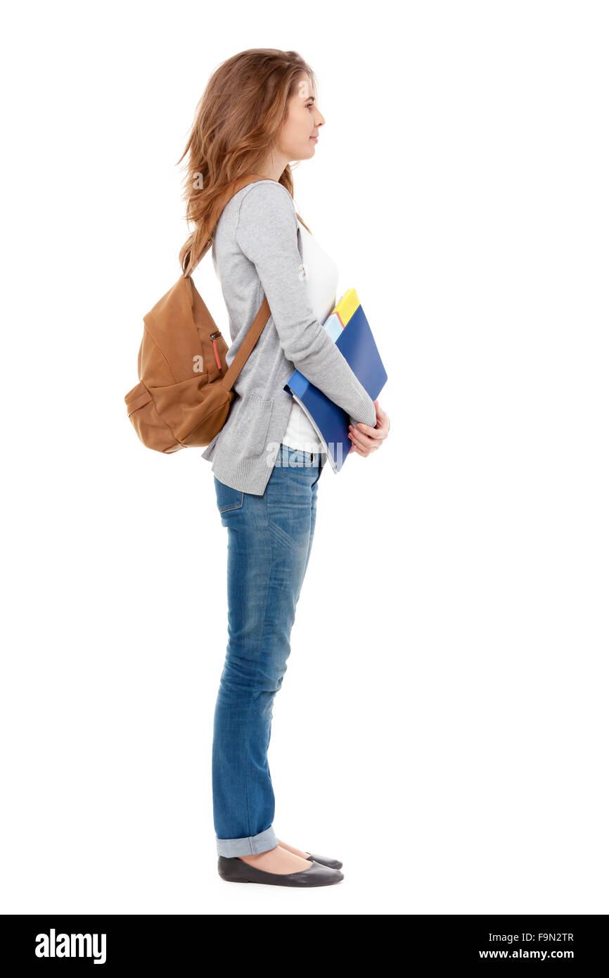 College student full profile Banque de photographies et d’images à ...