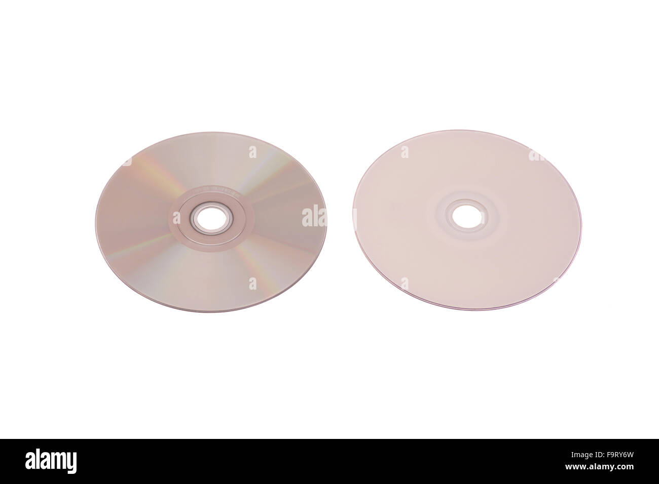 CD ou DVD vierge sur fond blanc Photo Stock - Alamy