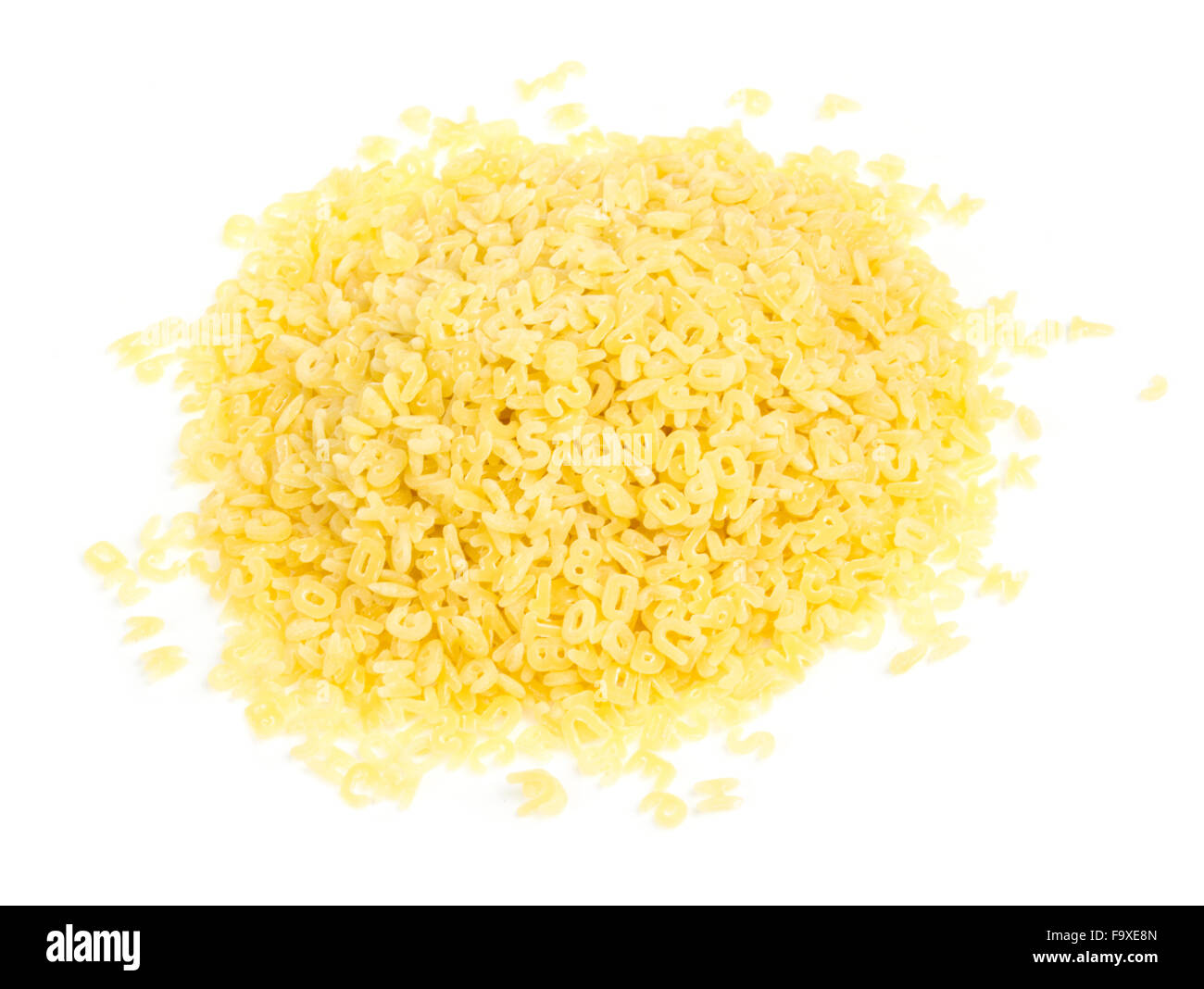 Alphabet comestible Banque d'images détourées - Alamy