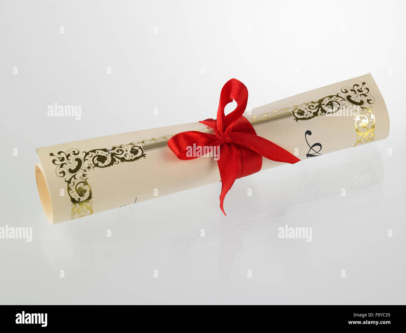 Red award certificate Banque de photographies et d’images à haute ...