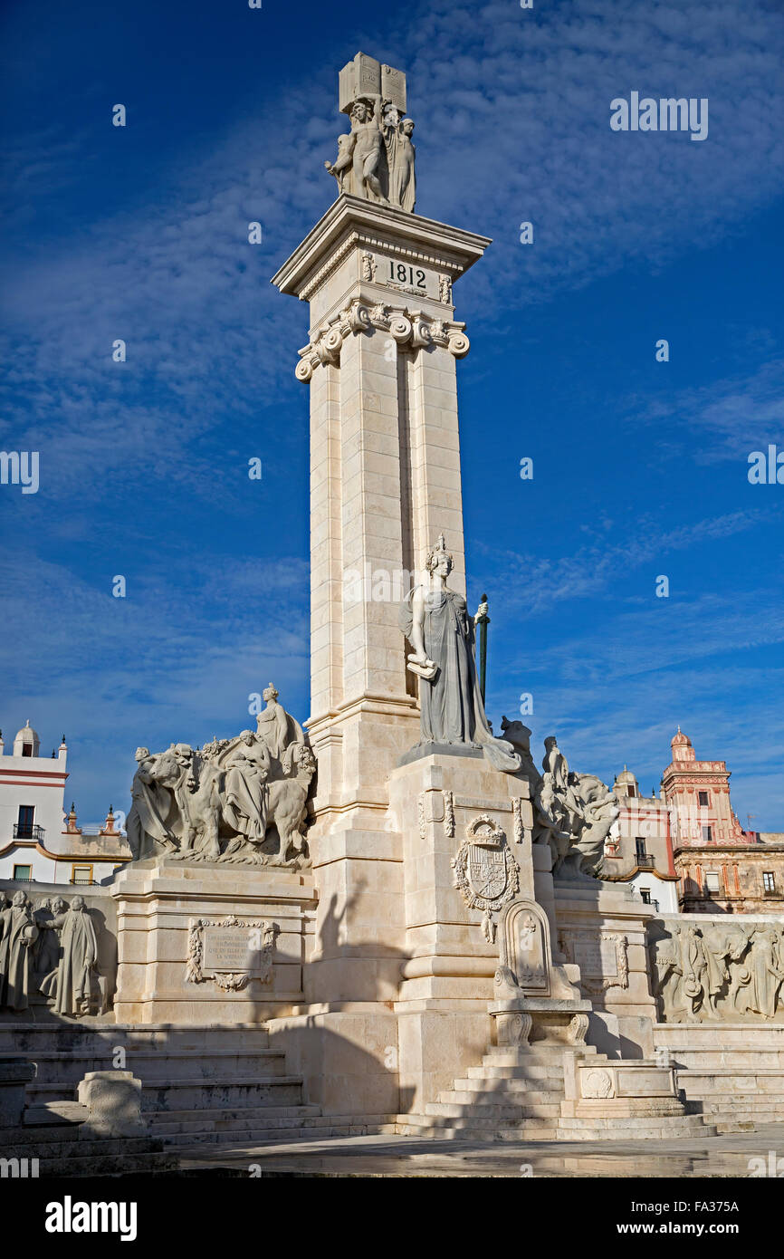 Monument 1812 constitution in cadiz Banque de photographies et d’images ...