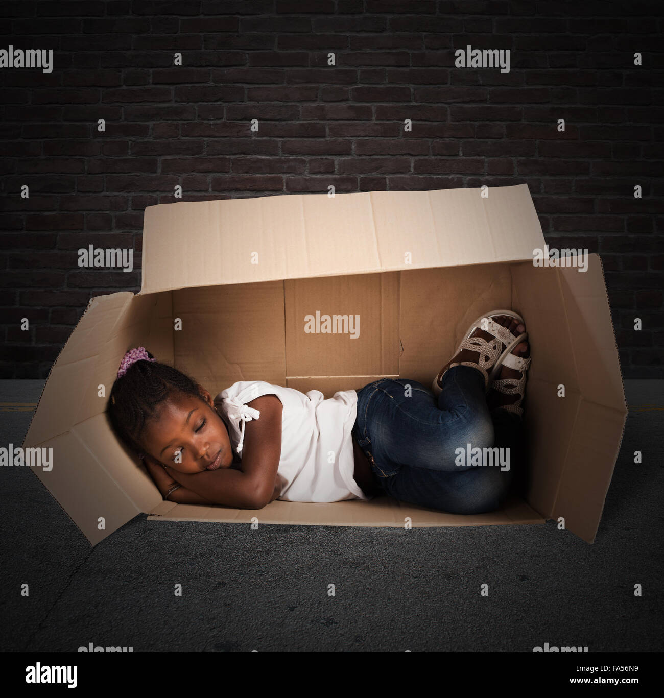 Pauvre enfant Banque de photographies et d’images à haute résolution ...