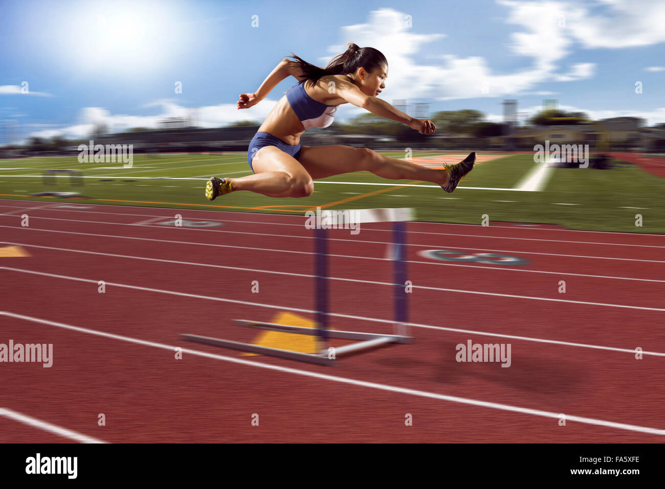 Course haies Banque de photographies et d’images à haute résolution - Alamy