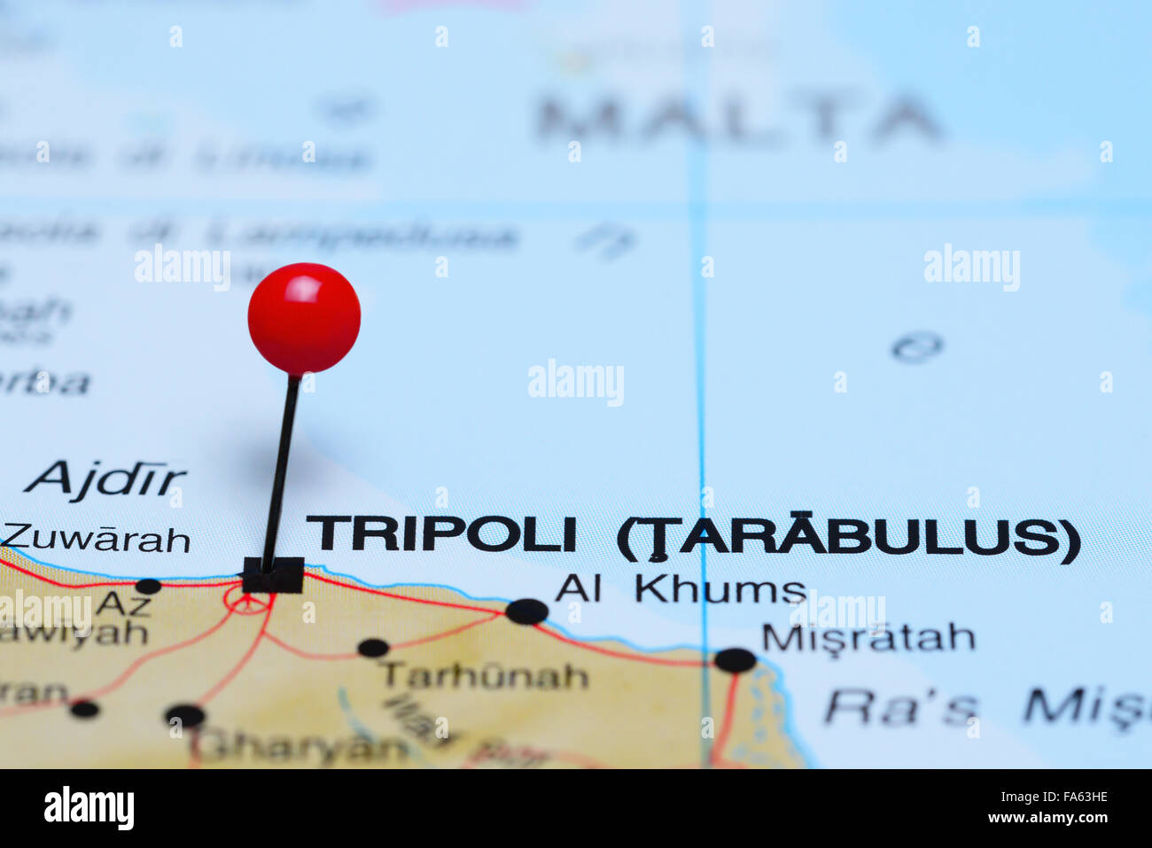 Mappa della tripoli Banque de photographies et d’images à haute ...