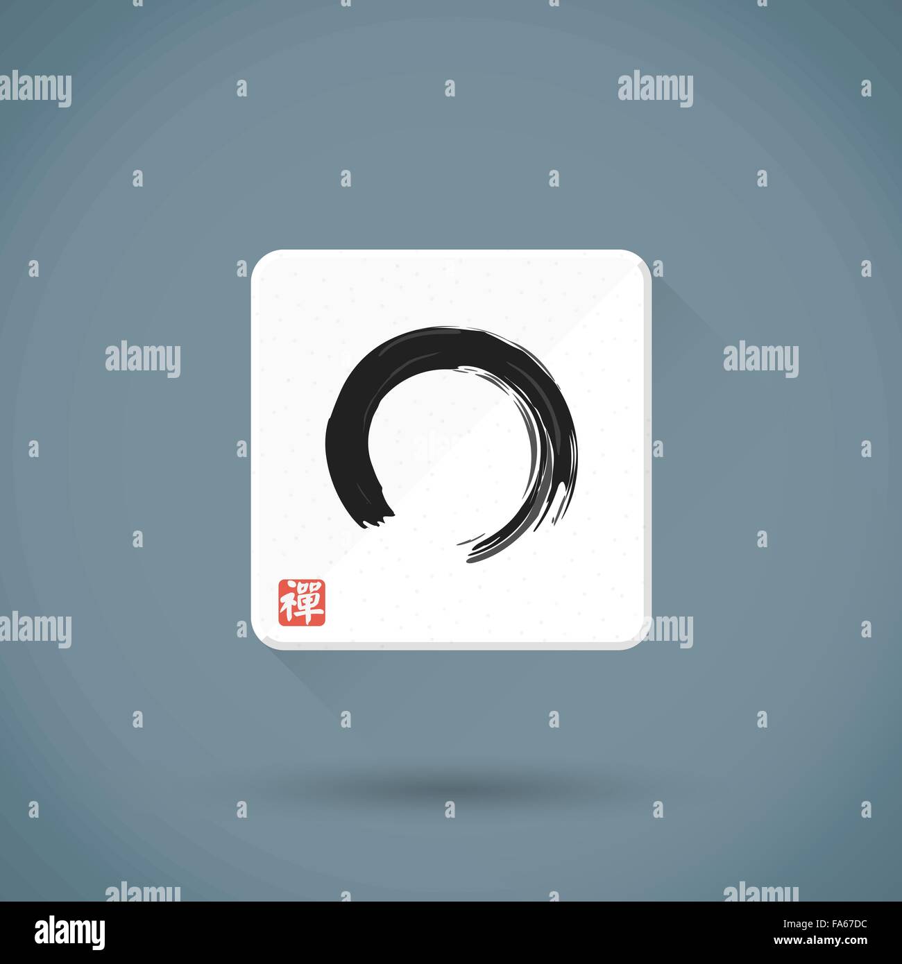 Zen japonais Banque d'images vectorielles - Alamy