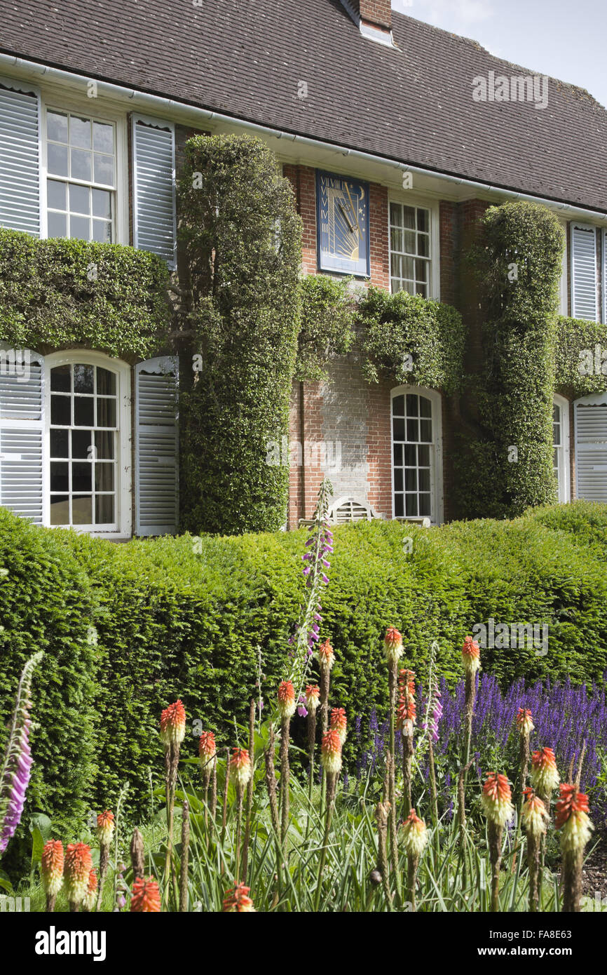 Lieu Nuffield, Oxfordshire. La maison a été conçue par Oswald Partridge ...