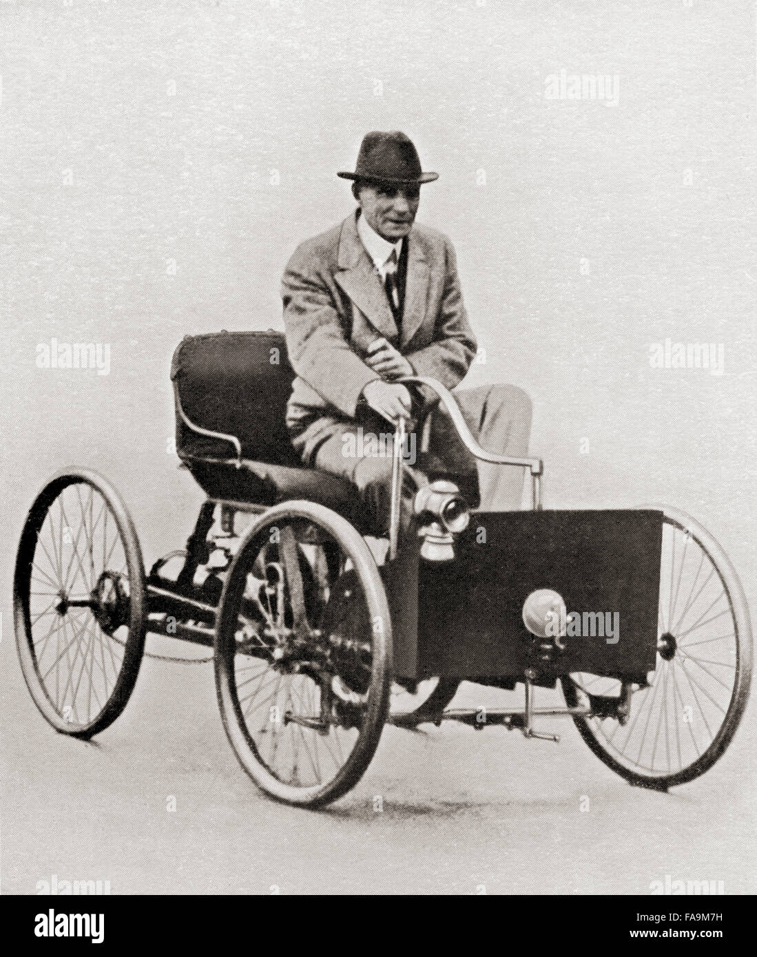 Henry Ford, 1863 - 1947. L'industriel américain, fondateur de la Ford ...